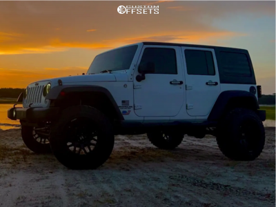 2014 Jeep Wrangler Wheel Offset Super Aggressive 3"-5" Suspension Lift ...