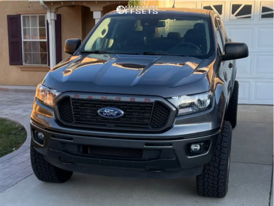 2020 Ford Ranger with 20x10 -18 Fuel Tech and 265/60R20 Nitto Terra ...