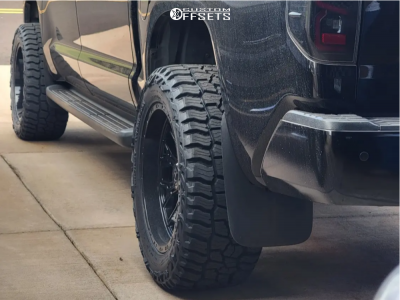 2017 Toyota Tundra with 20x10 -19 TIS 560B and 33/12.5R20 Mickey ...