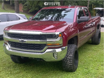 2016 Chevrolet Silverado 1500 with 20x12 -44 RBP 69r and 33/12.5R20 ...