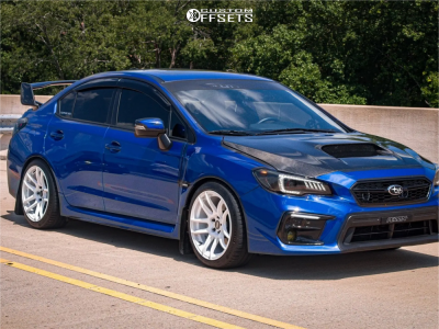 2021 Subaru WRX with 18x9.5 32 ESR Cs8 and 245/40R18 Michelin Pilot ...