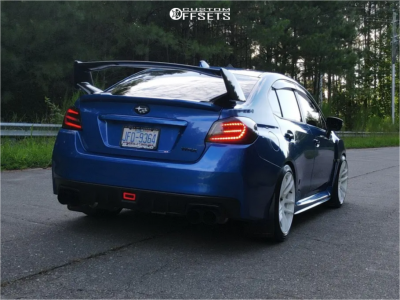 2021 Subaru WRX with 18x9.5 32 ESR Cs8 and 245/40R18 Michelin Pilot ...