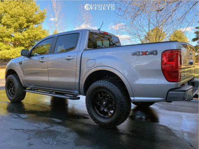 2020 Ford Ranger with 18x9 20 Fuel Tech and 265/70R18 Falken Wildpeak ...
