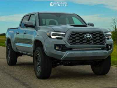 2021 Toyota Tacoma with 17x8 0 Fast HD Menace and 265/70R17 Goodyear ...