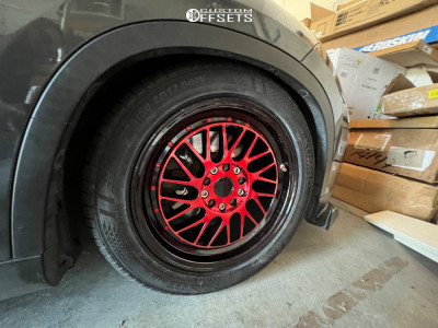 2015 BMW X1 with 17x7.5 40 Mach Mp42 and 225/50R17 Kumho Ecsta Pa51 and ...