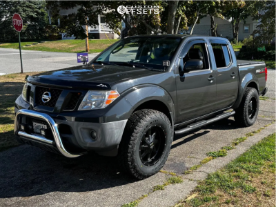 2010 Nissan Frontier with 18x9 Full Throttle FT-1 and 275/65R18 ...