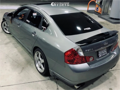 2006 INFINITI M35 with 18x7.5 42 Lenso Concept Five and 215/35R18 Momo ...