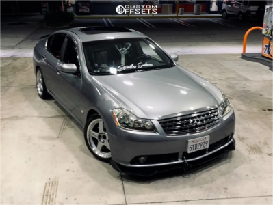 2006 INFINITI M35 with 18x7.5 42 Lenso Concept Five and 215/35R18 Momo ...