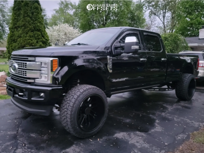 2017 Ford F-350 Super Duty with 24x14 -81 ARKON OFF-ROAD Mandela and 37 ...