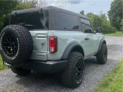 2022 Ford Bronco with 17x9 0 RTR Tech 6 and 285/70R17 BFGoodrich All ...