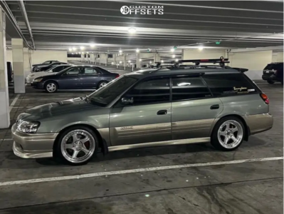 2003 Subaru Outback with 18x9.5 30 Aodhan Ah01 and 225/40R18 ...