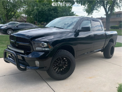 2014 Ram 1500 with 20x12 -44 V ROCK VR11 Anvil and 35/12.5R20 Atturo ...