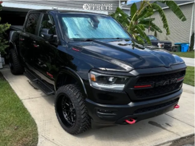 2020 Ram 1500 with 22x12 -44 Hostile Reaper and 33/12.5R22 Atturo Trail ...