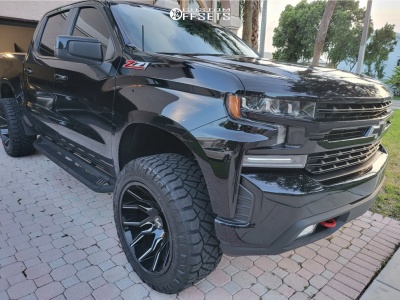 2020 Chevrolet Silverado 1500 Wheel Offset Aggressive > 1" Outside ...