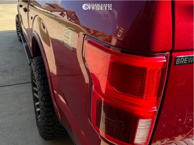 2018 Ford F-150 with 20x10 -19 TIS 554BM and 275/60R20 Nitto Ridge ...