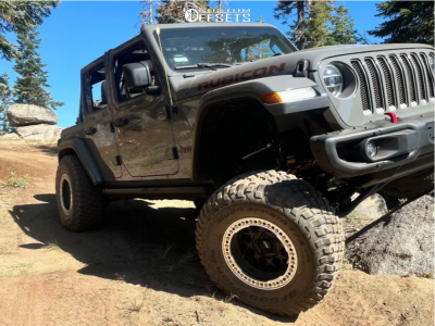 2019 Jeep Wrangler with 17x9 -38 KMC Km235 and 35/12.5R17 BFGoodrich ...