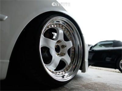 2002 Lexus IS300 with 18x9.5 29 Work Meister S1 3P and 215/35R18 Rovelo ...