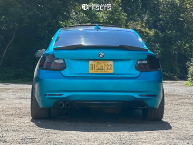 2015 BMW 228i with 18x9.5 35 ESR Rf2 and 255/35R18 Firestone Firehawk ...