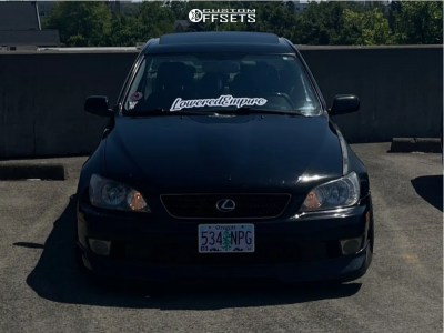 2005 Lexus IS300 with 17x9 20 Kansei Knp and 225/45R17 Milestar Ms932 ...