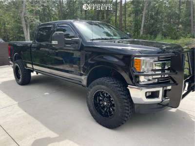 2017 Ford F-250 Super Duty with 20x10 -18 Fuel Sledge D595 and 37/12 ...
