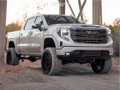 2022 GMC Sierra 1500 with 24x12 -44 Axe Offroad Atlas and 35/12.5R24 ...