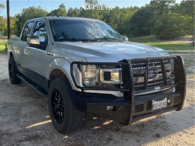 2018 Ford F-150 with 20x9 1 Fuel Sledge and 285/60R20 Cooper Discoverer ...