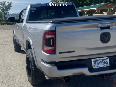2021 Ram 1500 with 20x10 -25 Vision Razor and 275/60R20 Goodyear ...