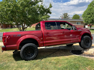 2015 Ford F-150 with 17x8.5 0 American Outlaw Dusty Road and 35/12.5R17 ...