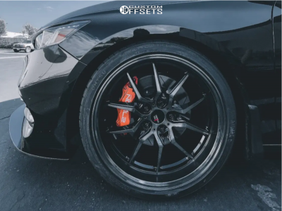 2020 Honda Accord with 19x9.5 35 Option Lab S718 and 255/35R19 Ohtsu ...