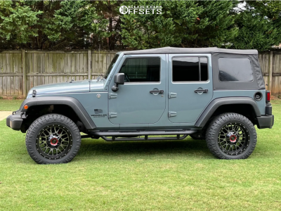 2014 Jeep Wrangler Wheel Offset Aggressive > 1" Outside Fender ...