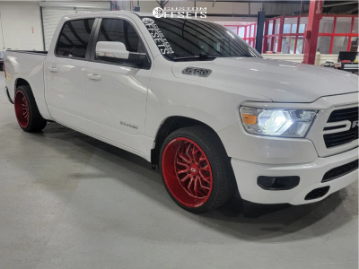 2020 Ram 1500 with 22x10 -19 Vision Riot and 265/35R22 Achilles Desert ...