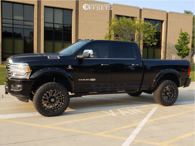 2022 Ram 3500 Wheel Offset Aggressive > 1" Outside Fender Suspension ...
