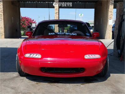 1996 Mazda Miata with 16x9 15 Whistler Sk1 and 195/45R16 Waterfall Eco ...