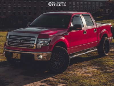 2014 Ford F-150 Wheel Offset Super Aggressive 3"-5" Leveling Kit | 2395199 | ARKON OFF-ROAD