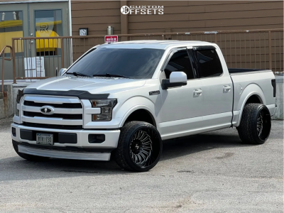 2017 Ford F-150 Wheel Offset Hella Stance >5" Leveling Kit | 2398623 ...