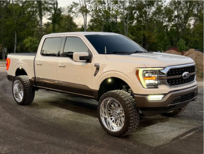2021 Ford F-150 with 24x12 -40 American Force Locus Ss and 35/12.5R24 ...