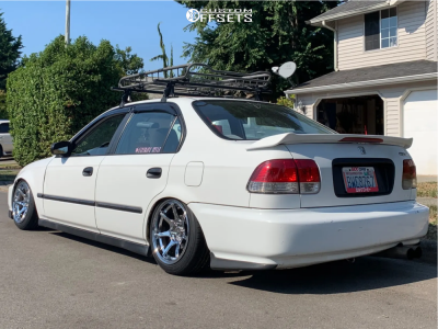 1997 Honda Civic with 15x8 25 Anovia Kano and 195/45R15 Toyo Tires ...