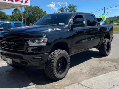2019 Ram 1500 with 20x10 -25 Vision Rocker and 35/12.5R20 Toyo Tires ...