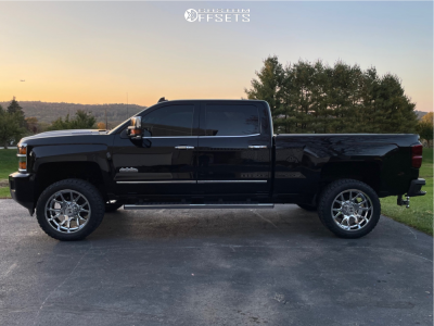2017 Chevrolet Silverado 2500 HD with 22x10 -25 Hostile Rage and 285 ...
