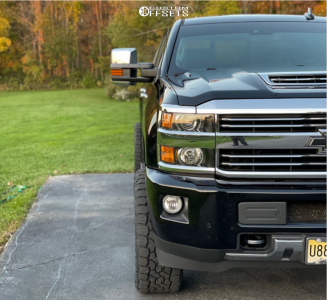 2017 Chevrolet Silverado 2500 HD with 22x10 -25 Hostile Rage and 285 ...