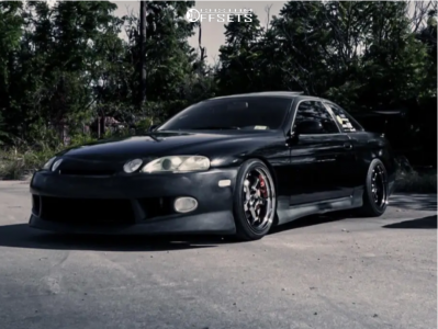 1998 Lexus SC400 with 19x9.5 22 JNC Jnc017 and 225/40R19 Vercelli ...