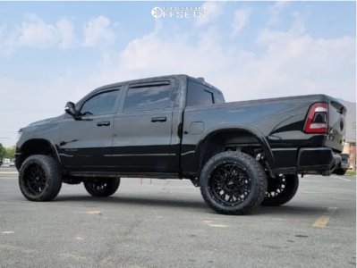 2022 Ram 1500 with 22x10 -19 Vision Rocker and 295/55R22 Toyo Tires ...