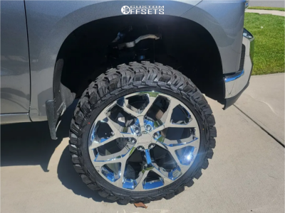 2021 Chevrolet Silverado 1500 with 24x10 31 Strada Replicas Gm ...