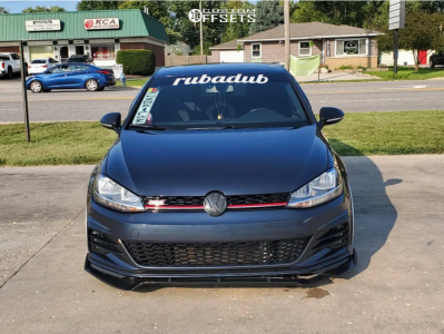2019 Volkswagen GTI with 19x9.5 22 ESR Cs15 and 225/35R19 Achilles Atr ...