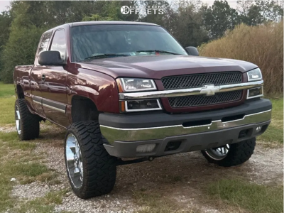 2003 Chevrolet Silverado 1500 with 22x12 -44 TIS 544C and 33/12.5R22 ...
