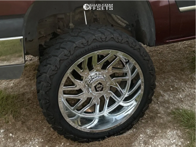 2003 Chevrolet Silverado 1500 with 22x12 -44 TIS 544C and 33/12.5R22 ...