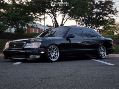 2000 Lexus LS400 with 18x9.5 30 Aodhan Ds02 and 215/35R18 Vercelli ...