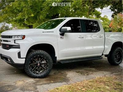2020 Chevrolet Silverado 1500 with 20x10 -19 Ballistic Rage and 33/12 ...