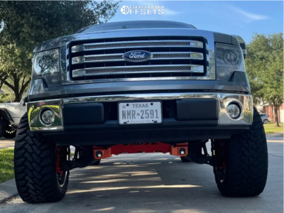 2014 Ford F-150 with 22x12 -44 KG1 Forged Rays and 35/13.5R22 Venom ...