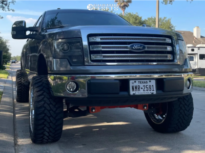 2014 Ford F-150 with 22x12 -44 KG1 Forged Rays and 35/13.5R22 Venom ...